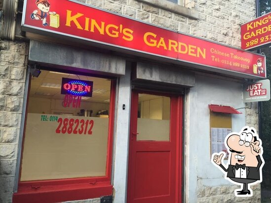 Menu at King's Garden restaurant, Stocksbridge