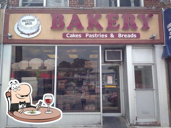 Menu at Preziozo Brothers Bakery, New York City