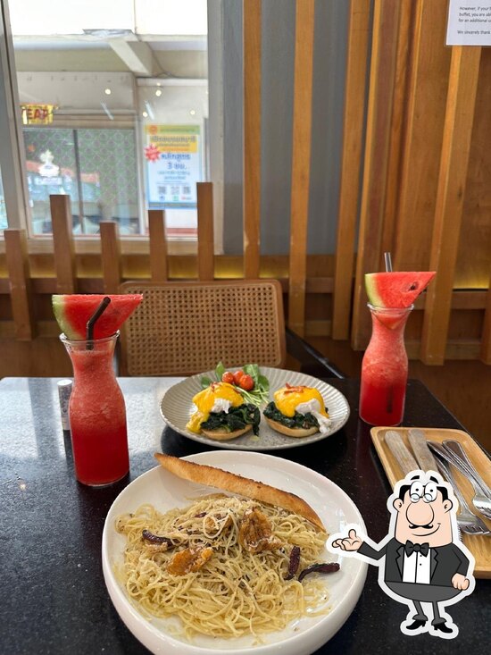 Menu at Bake n' Brew restaurant, Pattaya City, หมู่ที่ 9 373/13