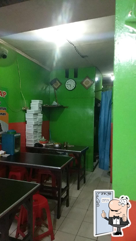 Menu at Sari Sedap restaurant, East Jakarta