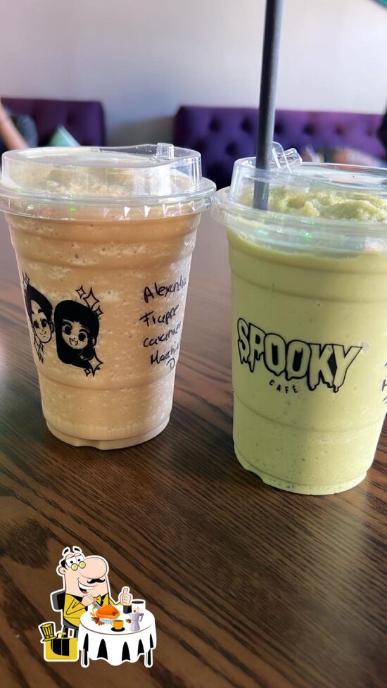 Menu at Spooky café, San Nicolás de los Garza