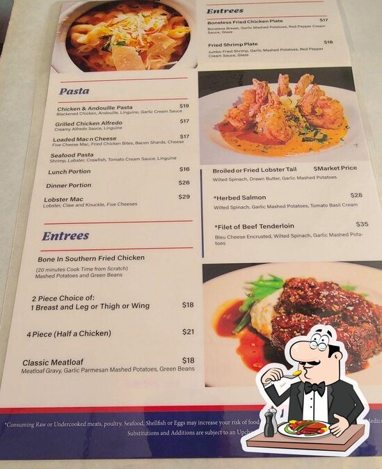 Menu at Eating Americana restaurant, Norcross