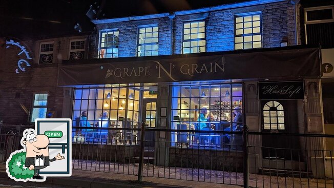 Menu at Grape N Grain pub & bar, Littleborough