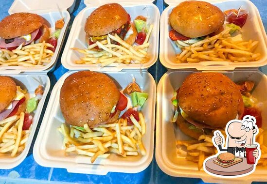 Menu at Mr. Burger restaurant, Palenque