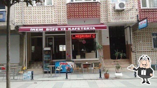 Menu at İREM Büfeterya, Turkey