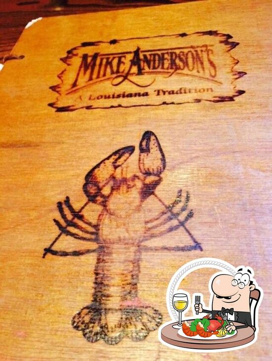 Menu at Mike Anderson's restaurant, Baton Rouge