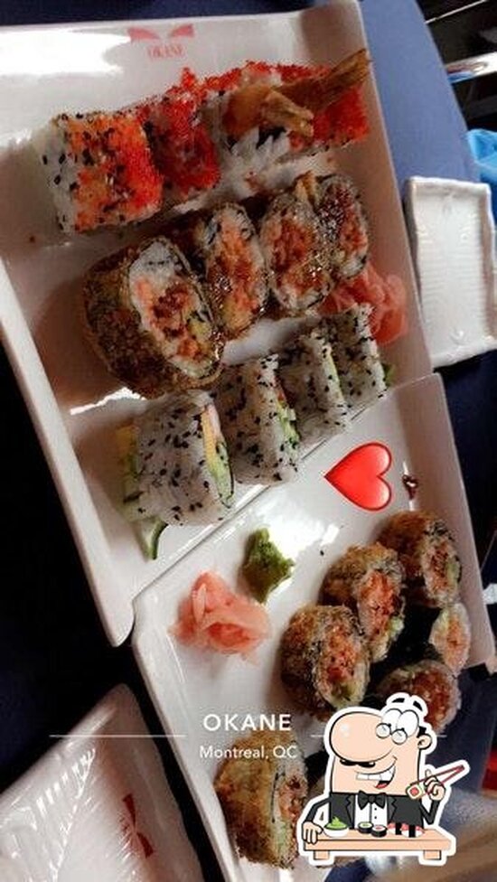 Okane Sushi Bar- Notre-Dame, Montréal, Notre-Dame St W - Menu du ...