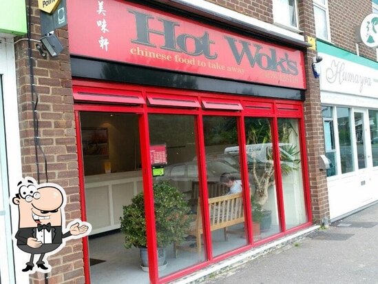 Menu at Hot Wok's fast food, Sittingbourne