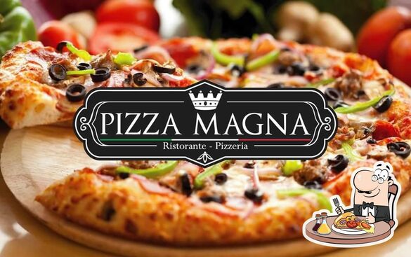 Menu at Pizza Magna restaurant, Barranquilla
