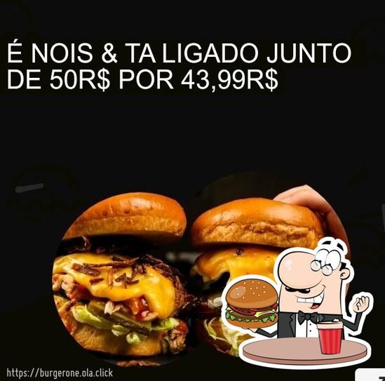 Menu em BURGER ONE restaurante, Brasília