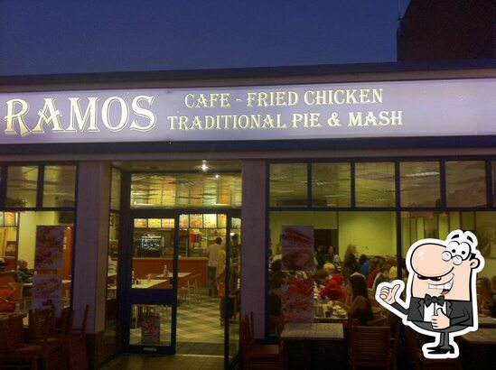 Menu at Ramos fast food, Stanford-le-Hope