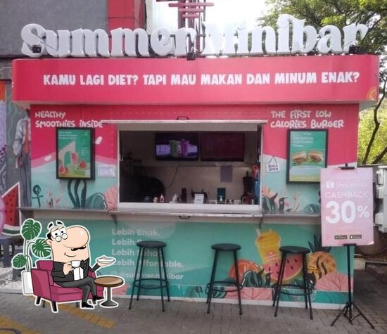 Menu at SUMMER MINIBAR, Curug Sangereng