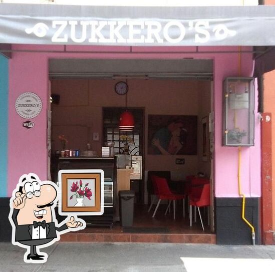 Menu at Zukkero's desserts, Mexico City