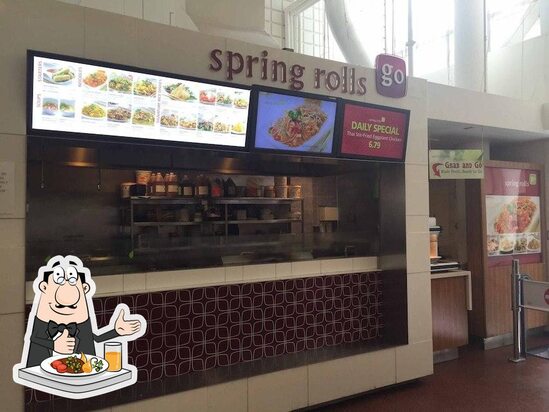 Menu at Spring Rolls restaurant, Toronto, 100 St. George Street
