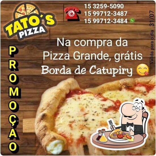 Menu em Tato's Pizza Tatuí pizzaria, Tatuí