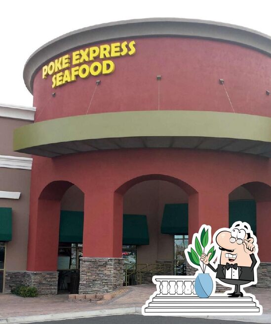 Menu at Poke Express restaurant, North Las Vegas, 655 W Craig Rd #118