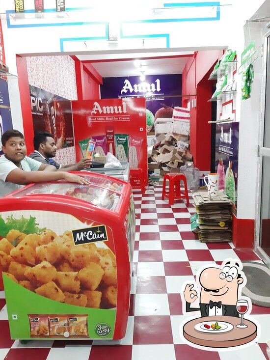Menu at AMUL Parlar, Chhota Suzapur