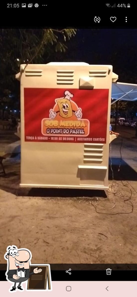 Menu em Sob Medida o Point do Pastel, Rio de Janeiro
