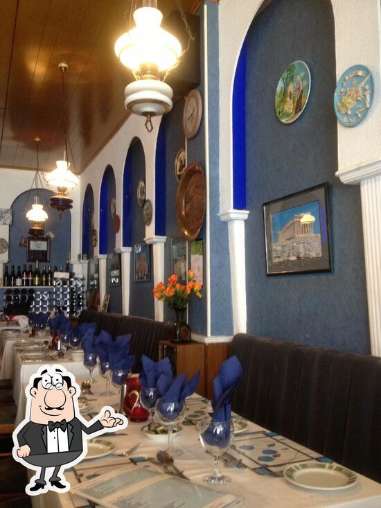 Menu at Athens restaurant, Eastbourne
