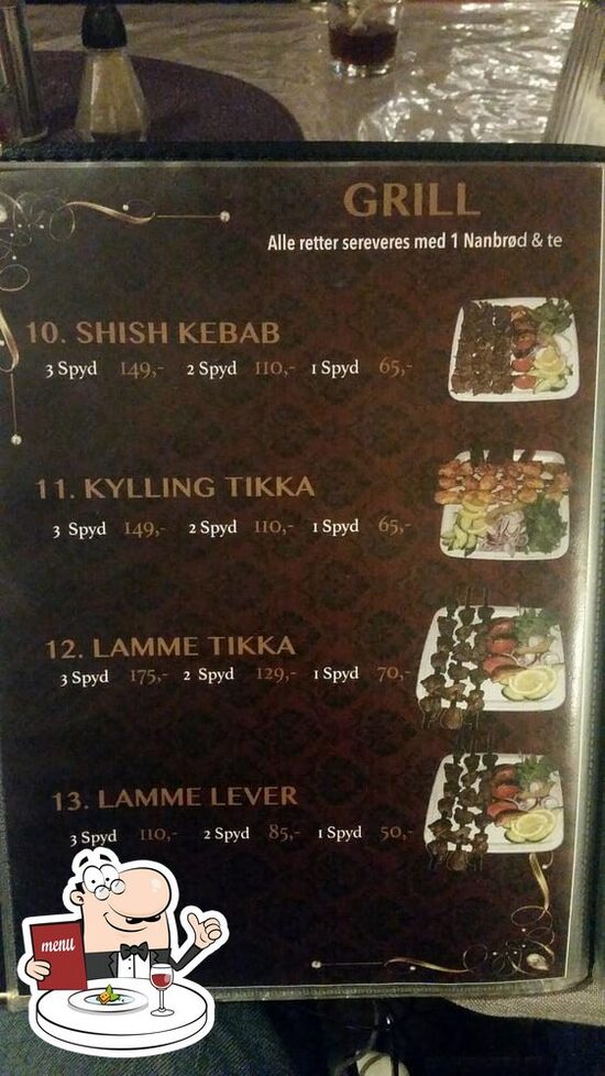 Menu at Dunya Restaurant, Oslo