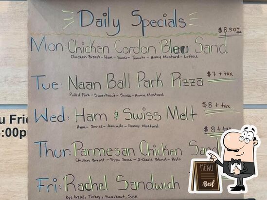 Menu at Dunn Brothers Coffee - Eatery cafe, Minneapolis, 715 8th St S