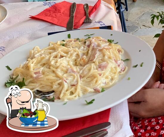 Menu at The Three Little Pigs, Sidari