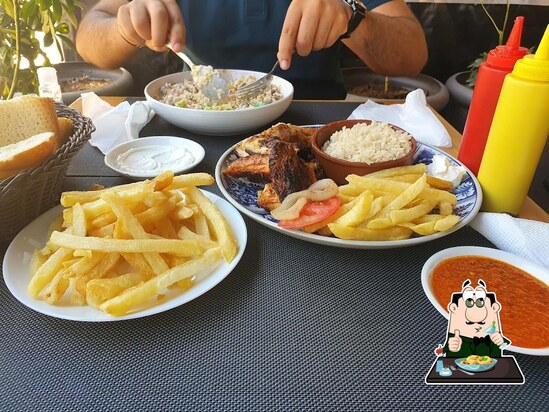 Menu at Abou Samy restaurant, Rabat