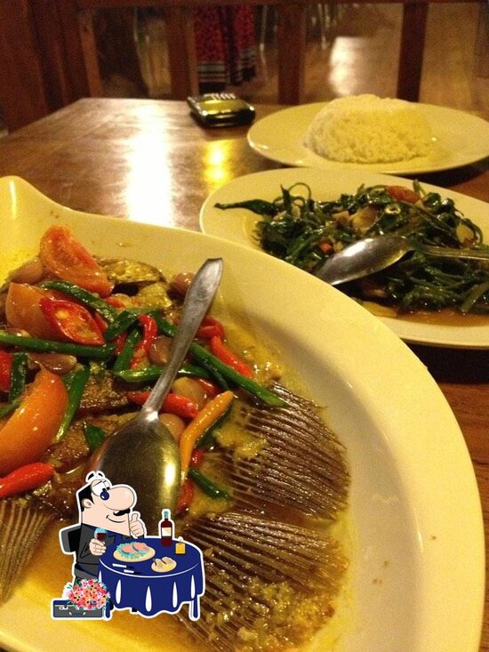 Menu at Sari Kuring restaurant, Probolinggo