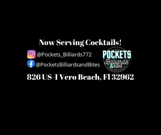 Pockets Billiards and Bites, Vero Beach - Restaurant menu, prices and ...