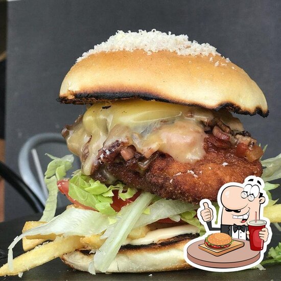 Menu at The Box Factory Burgers restaurant, Woolgoolga