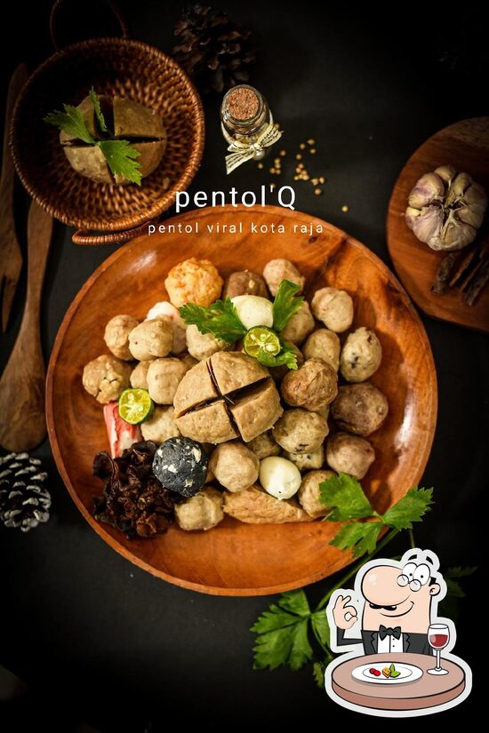 Menu at Pentol'Q restaurant, Tenggarong
