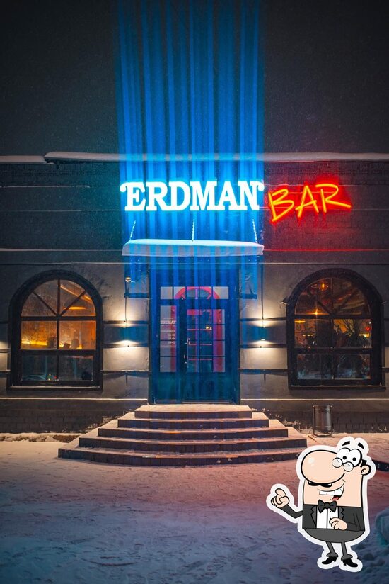 Menu at Erdman Bar, Angarsk