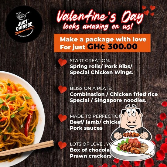 Just So Chinese, Margate - Restaurant menu, prices and reviews
