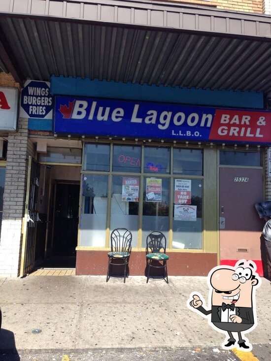 Menu at Blue Lagoon pub & bar, Toronto, Eglinton Ave E