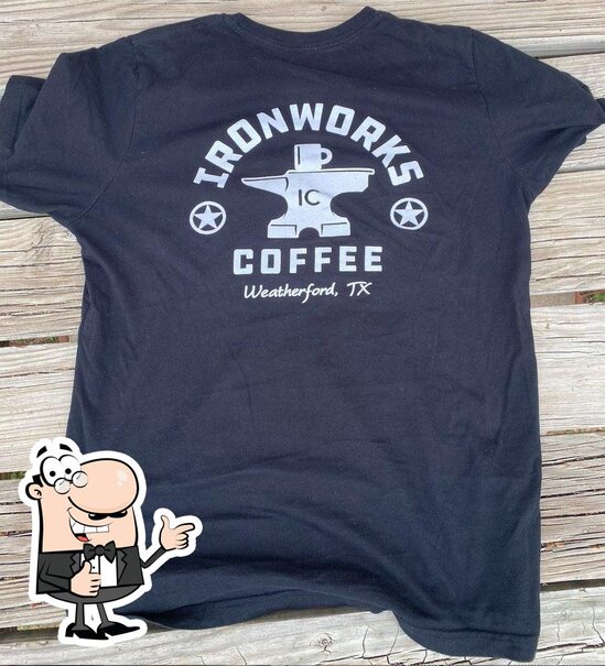 Menu at Ironworks Coffee cafe, Weatherford