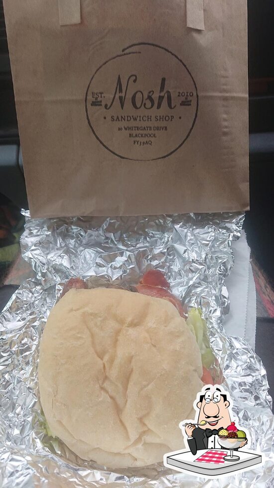 Menu at Nosh • SANDWICH SHOP • cafe, Blackpool