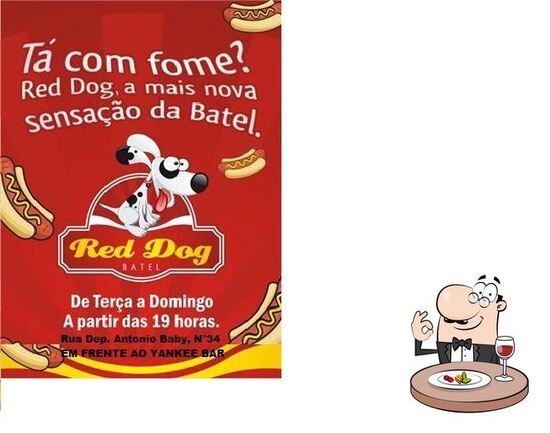 Menu at Red Dog, Curitiba