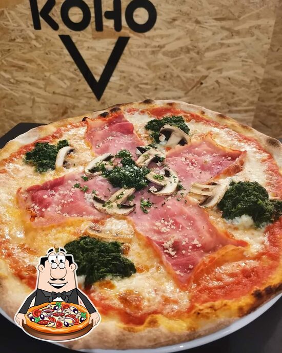 Menu at PIZZA KOHO restaurant, Győr