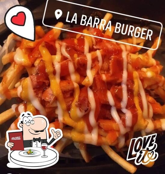 Menu at La Barra Burger, Aguascalientes
