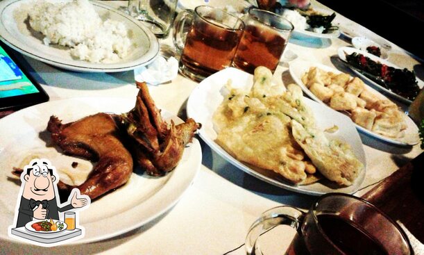 Menu at R.M. Baraya Sunda, Tasikmalaya