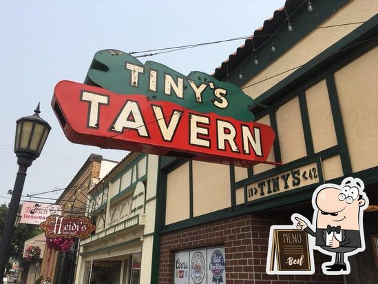 Menu at Tiny's Tavern pub & bar, Mount Angel