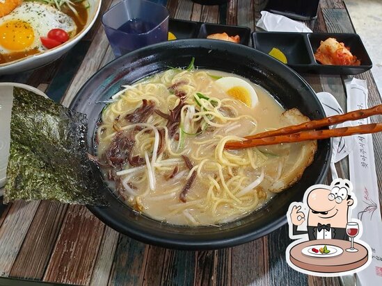Menu at Ninja Ramen restaurant, Seoul