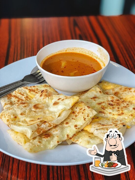 Menu at One Stop Malaysian Roti Canai restaurant, Arncliffe