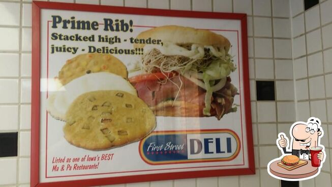 Menu at First Street Deli restaurant, Independence