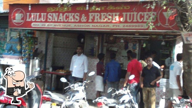 Menu at Lulu snacks and fresh juice, Chennai