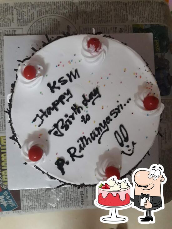Menu at Cake World, Tiruchengode