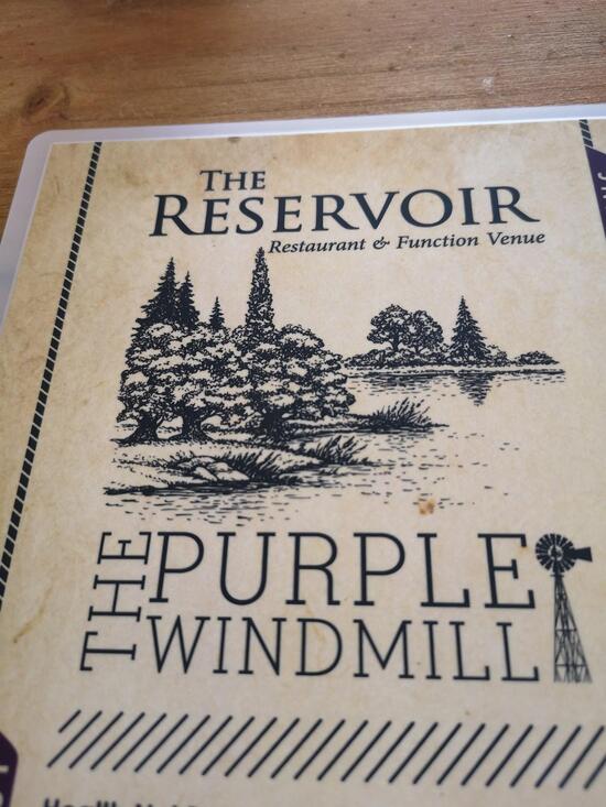 Menu at The Reservoir Restaurant, Klapmuts