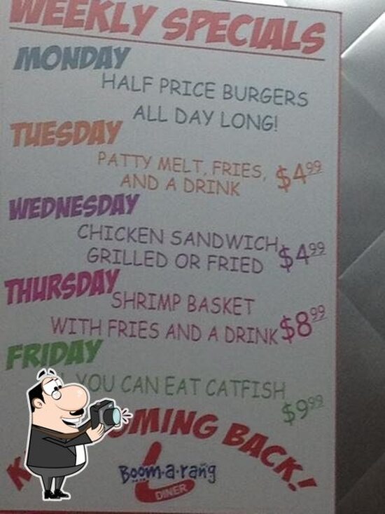 Menu at Boomarang Diner - Shawnee (MacArthur) restaurant, Shawnee, 400 ...