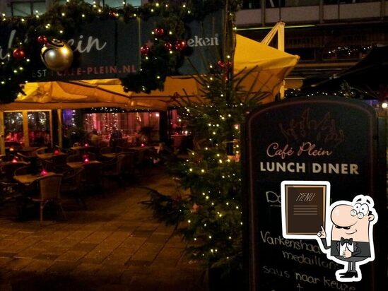 Speisekarte von Café Plein, Rotterdam