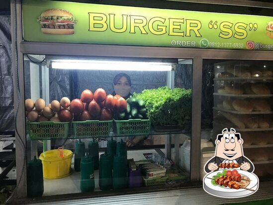 Menu at Burger SS restaurant, Central Jakarta